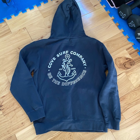Cove | Shirts | Cove Surf Company Blue Hoodie S | Poshmark